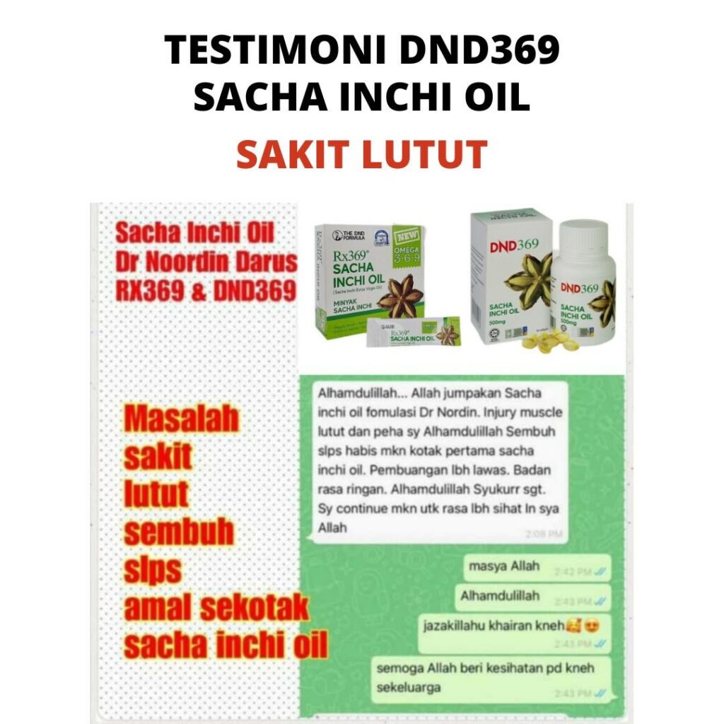 DND RX369 SACHA INCHI OIL - DND Health Wellness