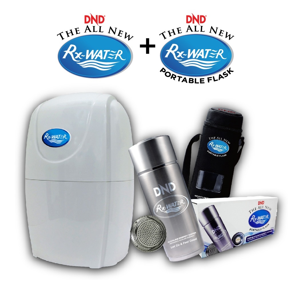 DND RXWATER PORTABLE FLASK + THE ALL NEW RXWATER SYSTEM - DND Health ...